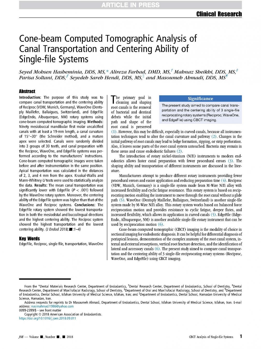Transportation Study - EdgeEndo